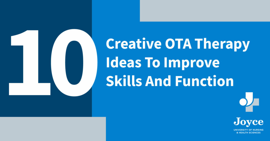 10 Creative OTA Therapy Ideas to Improve Skills and Function | Joyce